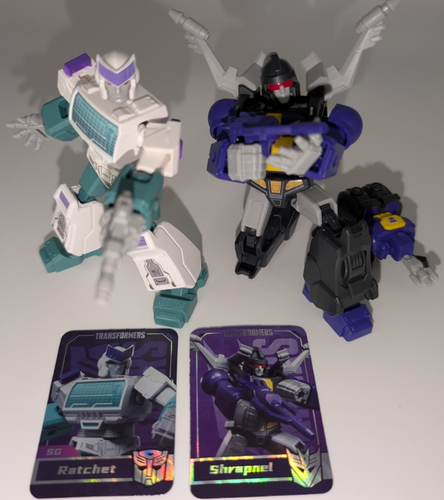 COMBO PACK! Blokees Transformers Galaxy Version SG Ratchet & Shrapnel ...