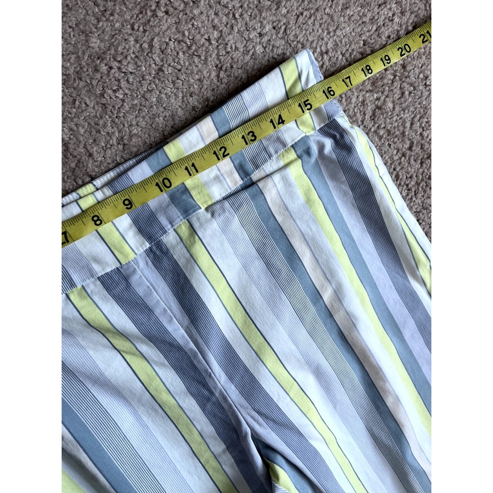 Women's Yellow Striped Versona Business Slacks 12 | eBay