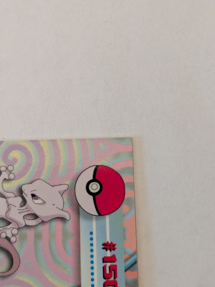 2000 Pokemon Topps Chrome Mewtwo #150 TV Animation Edition Holo Foil LP ...
