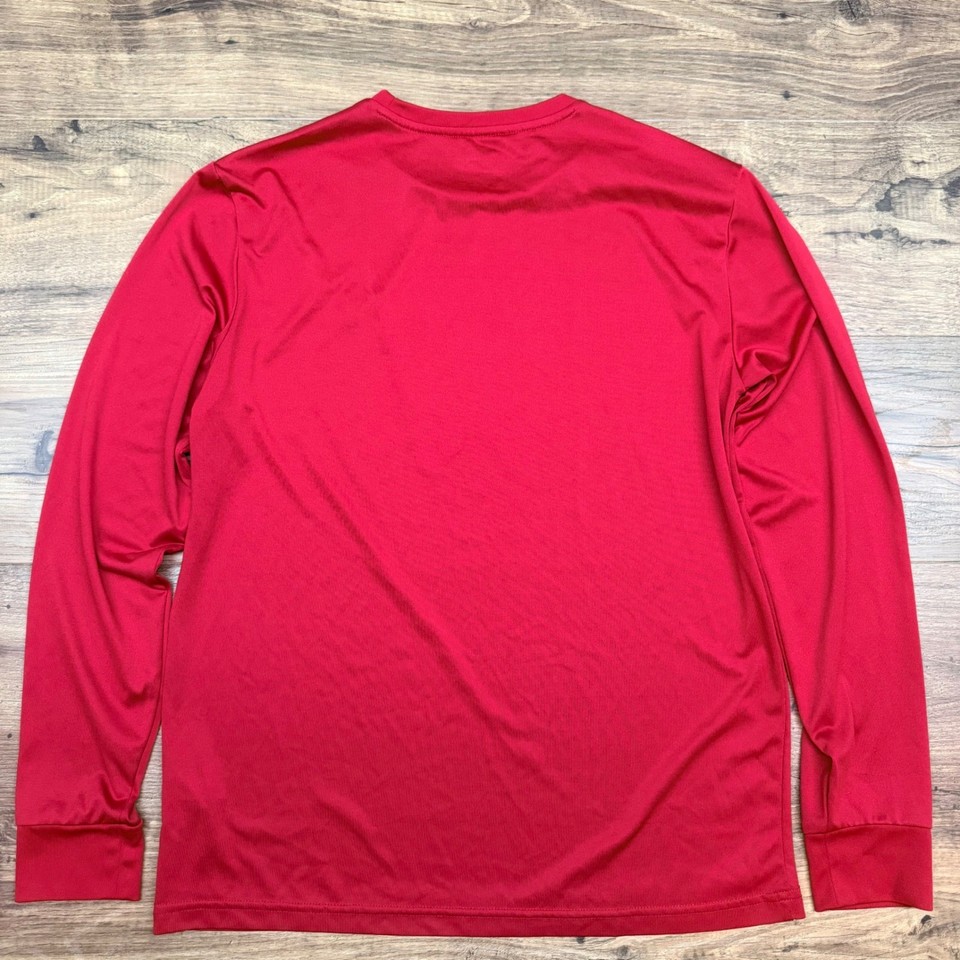 Polo Ralph Lauren Performance Mens Med Long Sleeve Shirt Red Classic ...