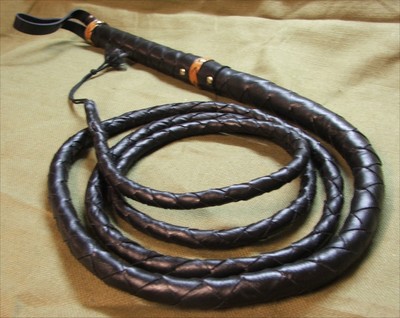 BULLWHIP 9 FT. HAND CRAFTED BRAIDED LEATHER WHIP | eBay UK