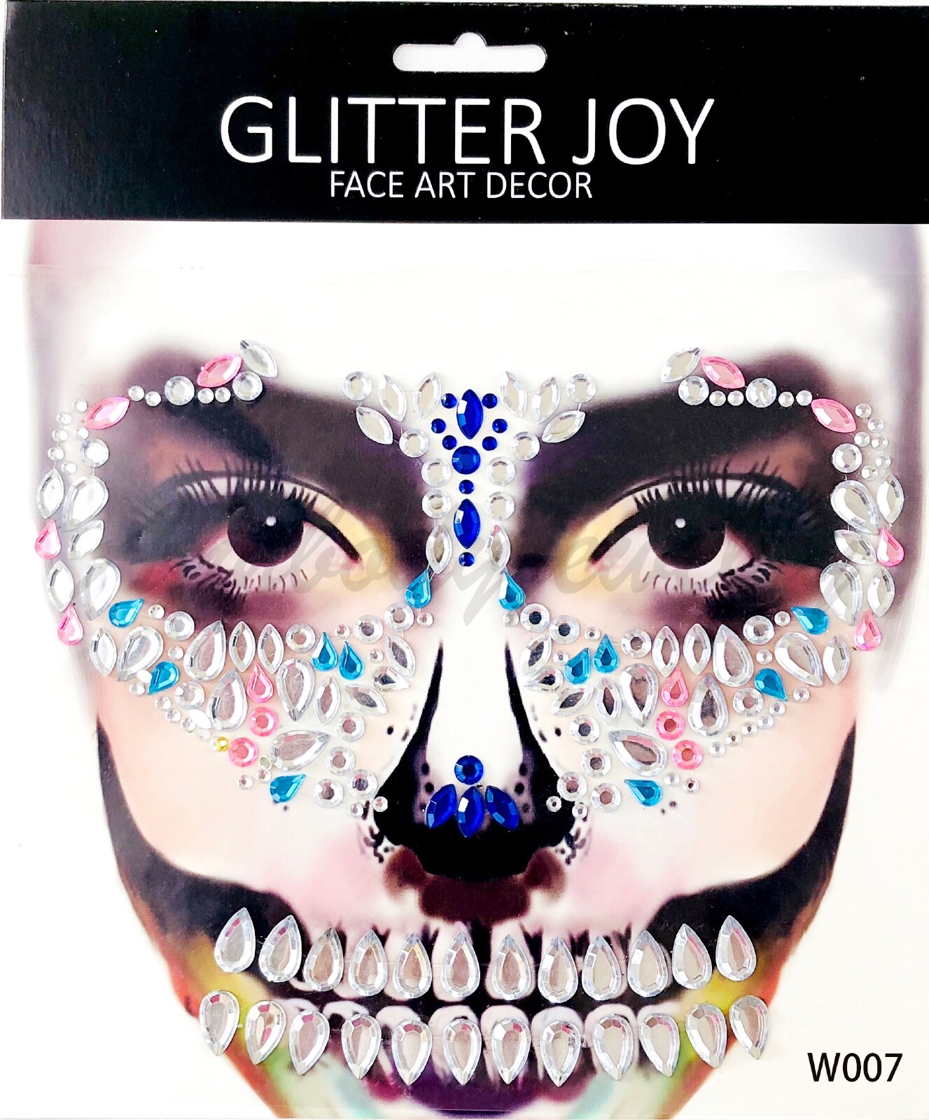 Halloween Face jewels sticker Adhesive Temporary Tattoo Body Art Gems ...