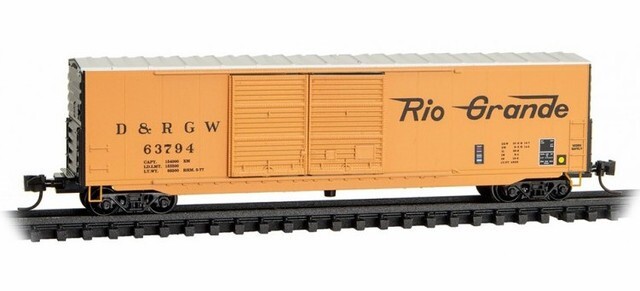 Micro Trains ~ N Scale ~ Denver & Rio Grande #63794 Boxcar ~ 18200112 ...