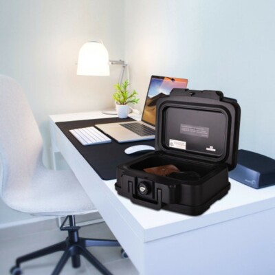 Space-Saving and Waterproof 30 Mins Fire Safe Box with Lock and Handle ...