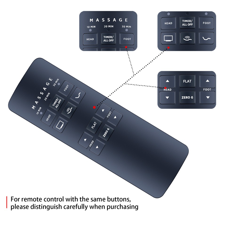 Replacement Remote Control For Ergomotion E6 Adjustable Beds | eBay