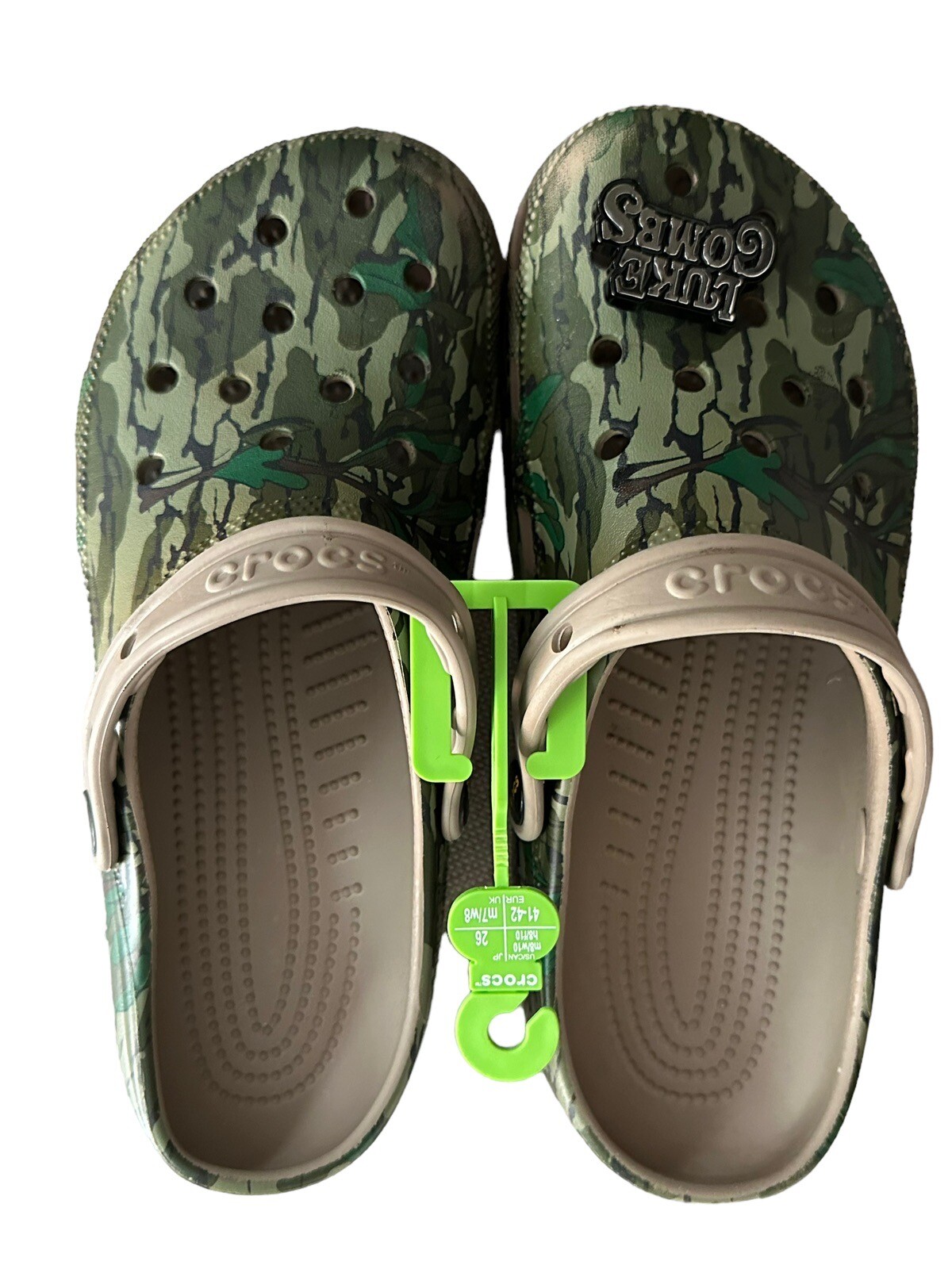 Luke Combs Special Edition Crocs X Classic Camo Green… - Gem
