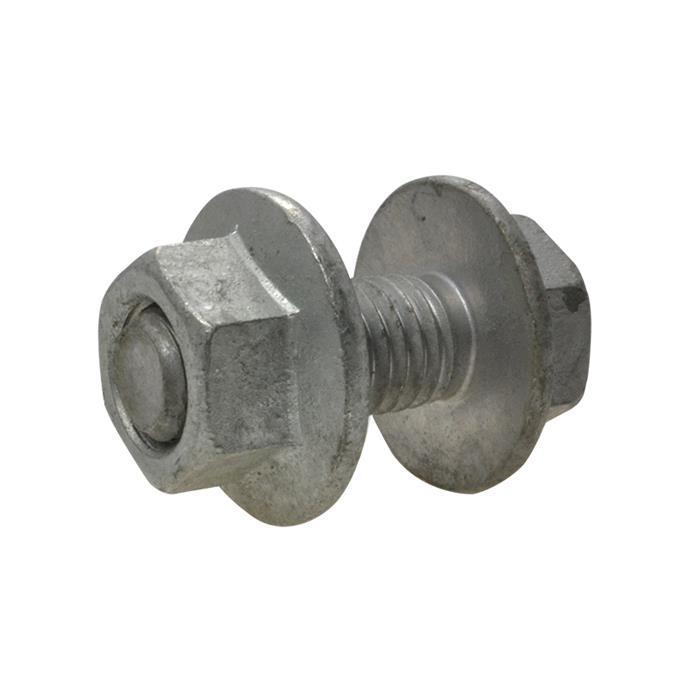 Flanged Purlin Bolt & Nut M12 (12mm) x 30mm Metric HT 8.8 Galvanised AS1110 | eBay Australia