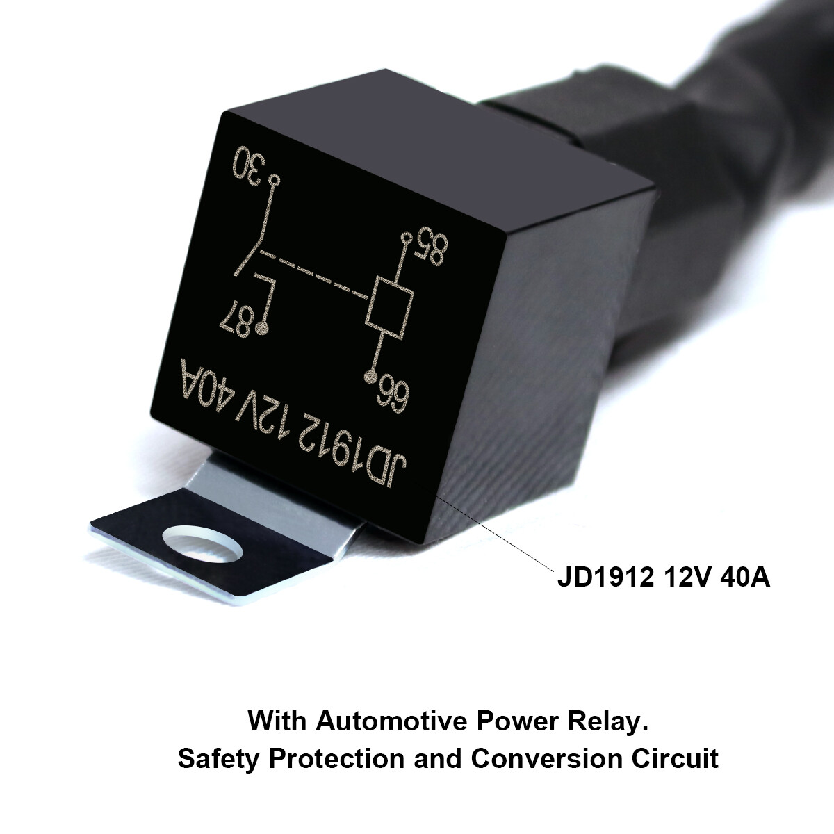 Lasfit 12V Wiring Harness Kit ON-OFF Switch Relay Fuse for Offroad LED ...