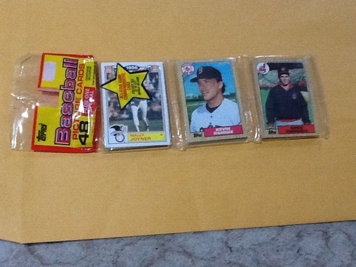 1986 Topps Baseball Card 3 Rack PackS FACTORY SEALED BASEBALL 3 PACK ...