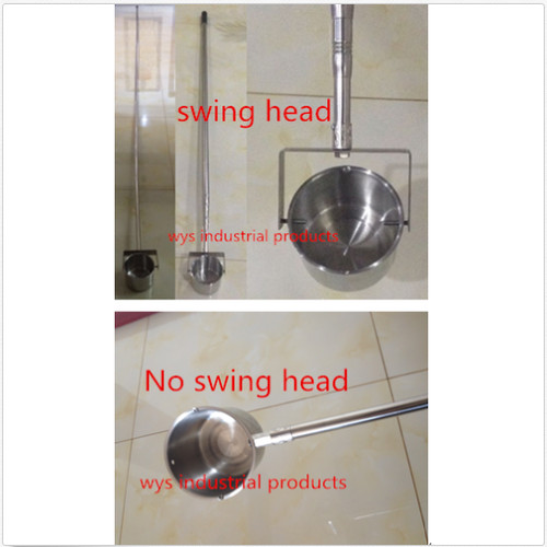 Stainless telescopic swivel dipper telescoop water sampling sampler rod ...