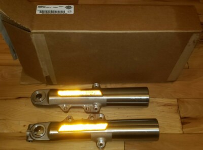 Harley Davidson Touring Chrome Lower Fork Legs G5H3-00-R G5H3-00-L ...