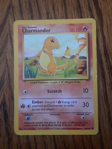 Charmander 46/102 1st Edition Base Set Pokemon Card ~ Mint Condition | eBay