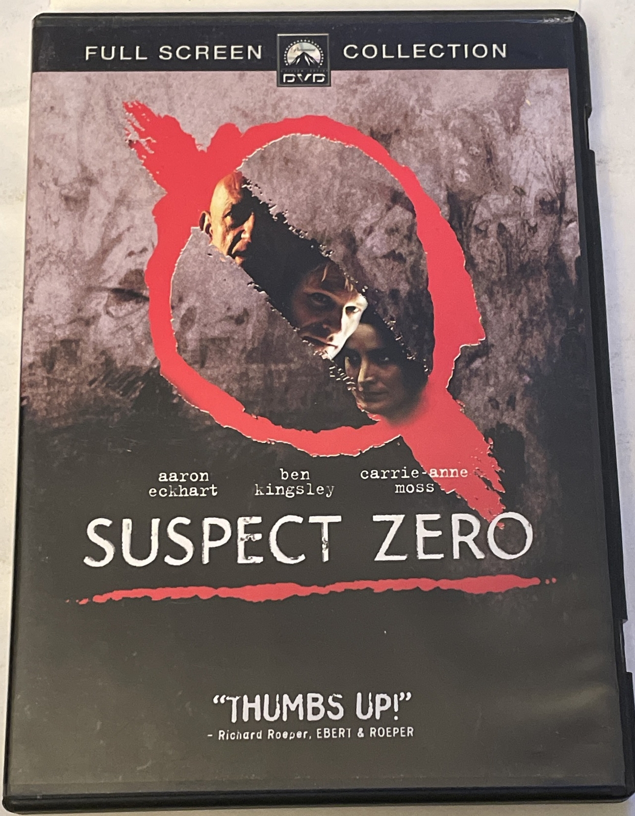 Suspect Zero (DVD, 2004) Thriller, Mystery, Aaron Eckhart, Ben Kingsley ...