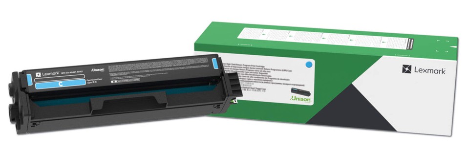 Lexmark C331HC0 ~ Lexmark Toner Cyan High Yield 2.5k C3326 MC3326 MFP ...