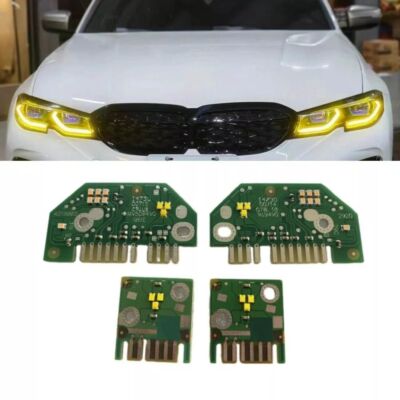 Yellow Angel Eyes DRL LED Boards For BMW 3 Series G20 G2 2018-2022 ...