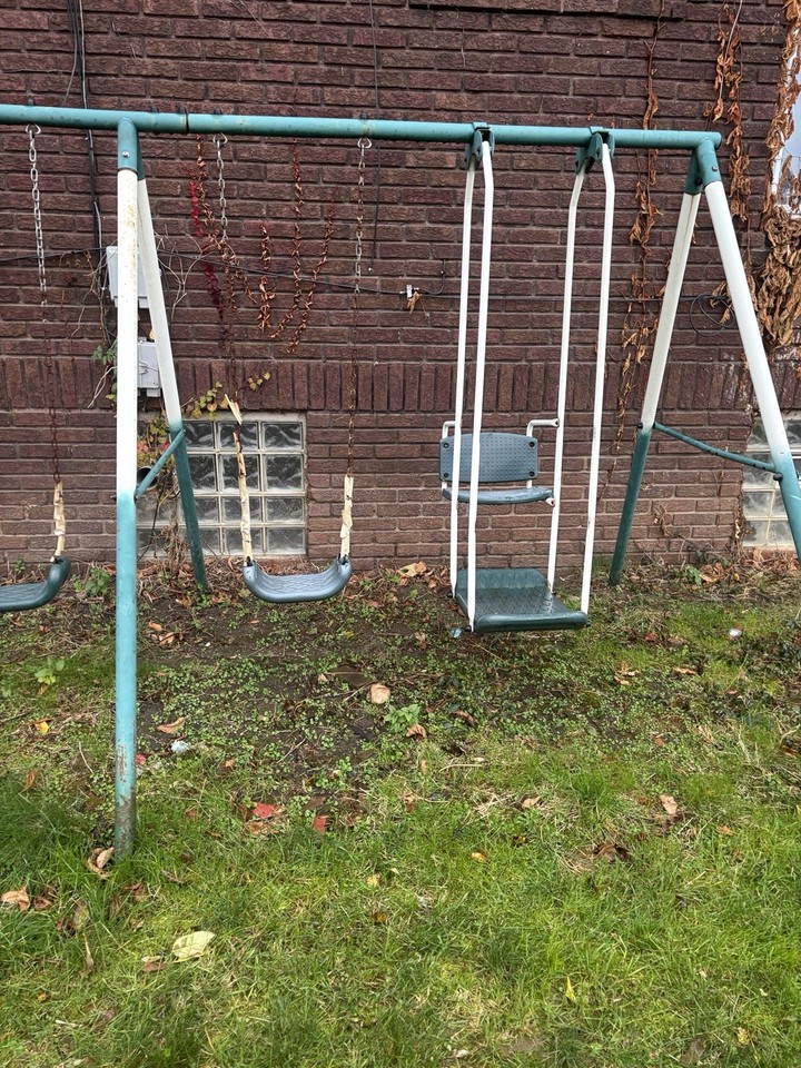Kids Swing Set 6-in-1 Metal Swings for Outdoor Playground | eBay