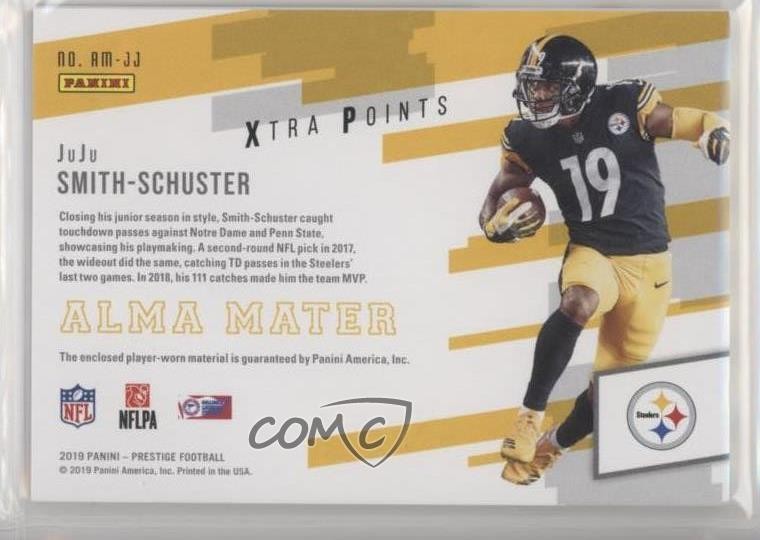 2019 Panini Prestige Alma Mater Xtra Points Blue JuJu Smith-Schuster # ...