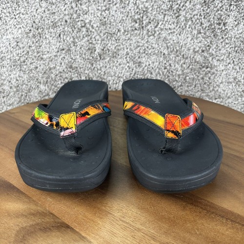 Vionic Pacific High Tide Sandals Women Size 10 Multicolor Platform Flip ...