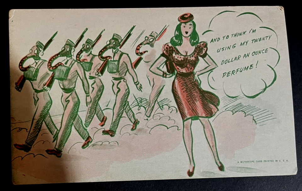 5 RISQUE ARMY RELATED MILITARY COMIC POSTCARDS FROM THE 1940'S | eBay