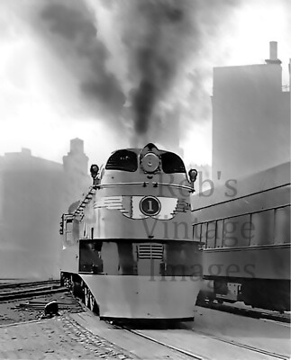 1935 Milwaukee Road Photo Hiawatha Atlantic Steam Locomotive CMSP ...