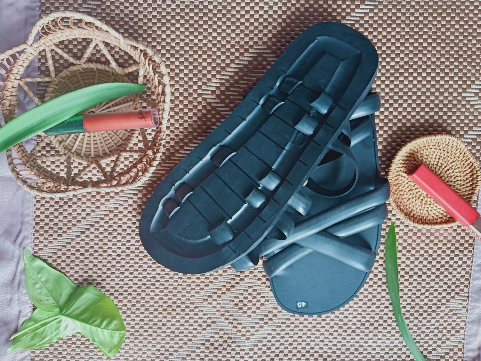 Uncle's Ho Sandal for Hiking and Jungle Outdoors Men and Women Rubber ...