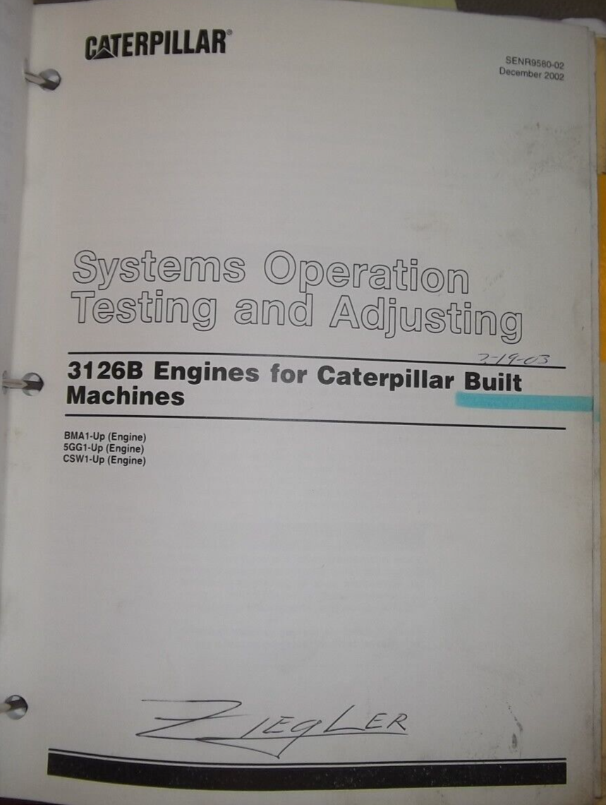 CAT CATERPILLAR D6N CRAWLER TRACTOR DOZER SERVICE SHOP REPAIR MANUAL ...