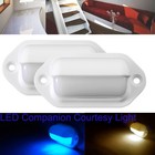 2PCS 12V LED Courtesy Light Stair Step Lamp RV Boat Marine Companion ...