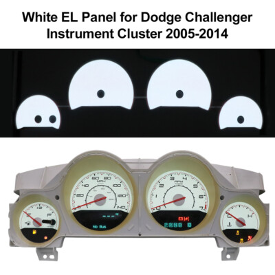 Dodge Challenger Magnum Charger White EL Panel Gauge Cluster | Genuine ...