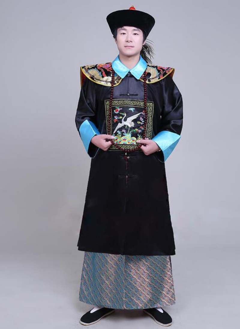 Qing Dynasty Clothing Male Qing Dynasty 2018 Ya Huan Cheongsam,