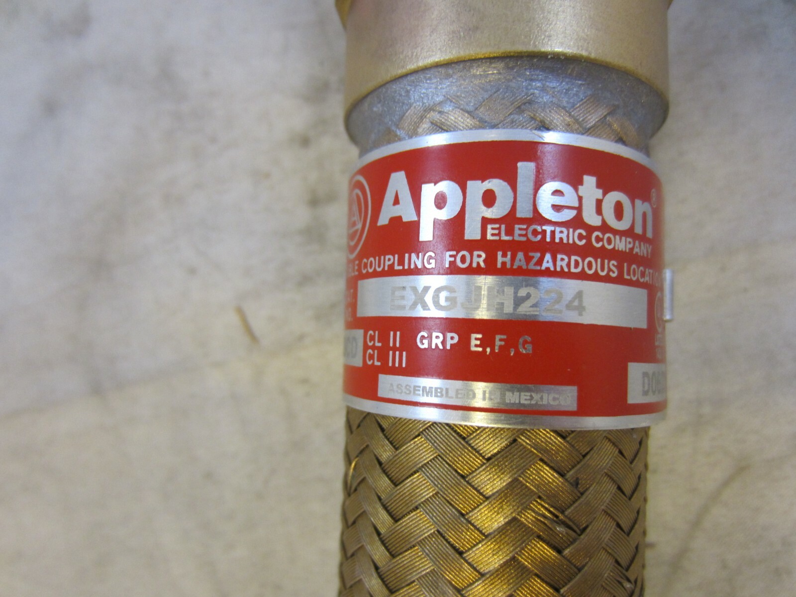 APPLETON EXGJH224 3/4" X 24" EXPLOSION PROOF FLEXIBLE COUPLING CROUSE HINDS | eBay
