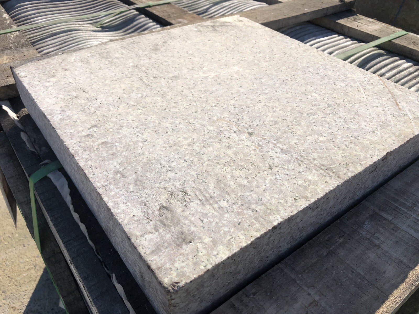 10 x Dimple Pink Granite Paving , Drive , Patio, Path Wall Rumble Strip ...