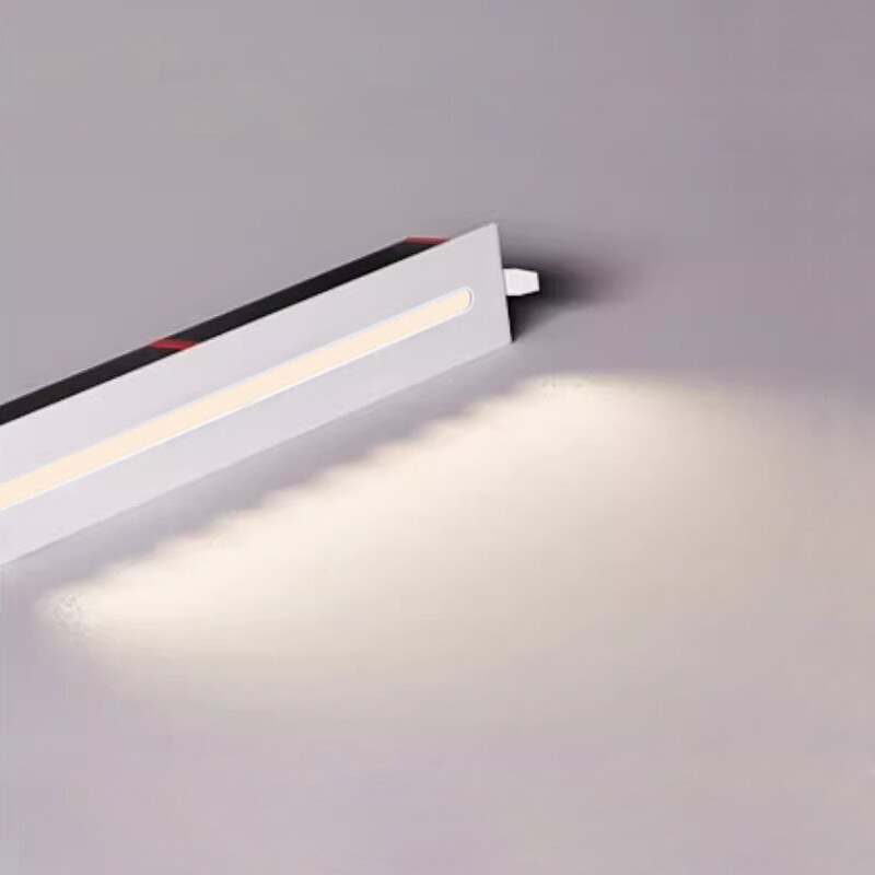 LED Bedroom Linear Grille Light Hallway Anti-glare Embedded Lamp ...