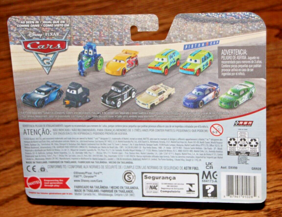 2020 DISNEY PIXAR CARS 2-CAR PACKAGE SWEET TEA & GUIDO METAL CARD ...