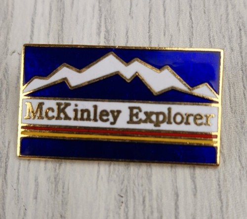 McKinley Explorer Train Lapel Pin Alaska Dome Souvenir Denali Anchorage ...