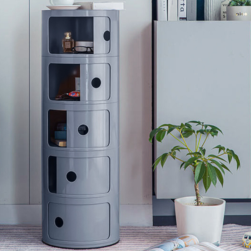 2/3/4/5 Drawers Round Storage Unit Bathroom Cabinet Chest Cupboard Side ...