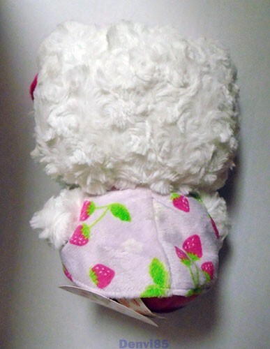 VERY HTF! 2013 Sanrio "Fluffy" HELLO KITTY "Strawberry" 7-inch Plush ...