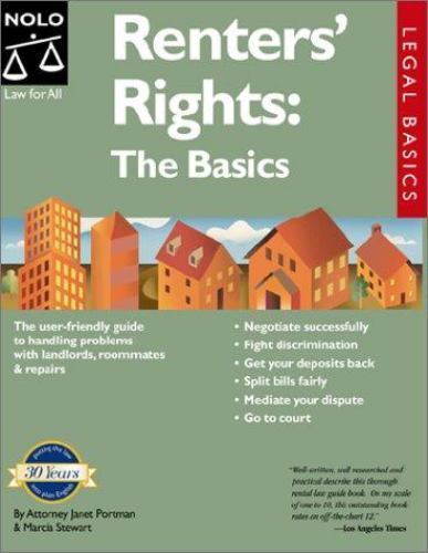 Renters' Rights : Legal Basics by Janet Portman and Marcia Stewart ...