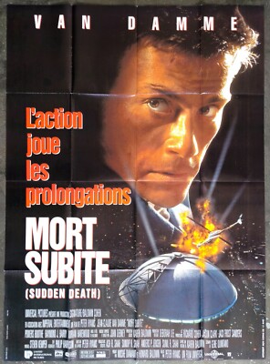 SUDDEN DEATH jean claude van damme jcvd ORIGINAL french LARGE movie ...