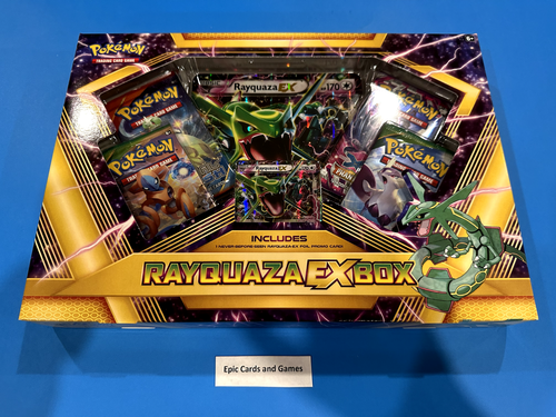 ( RAYQUAZA EX Box ) 2015 Pokemon - NEW Sealed - XY Roaring Skies ...