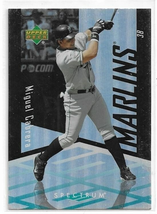 MIGUEL CABRERA 2007 UD Spectrum Baseball card #65 Florida Marlins NM | eBay