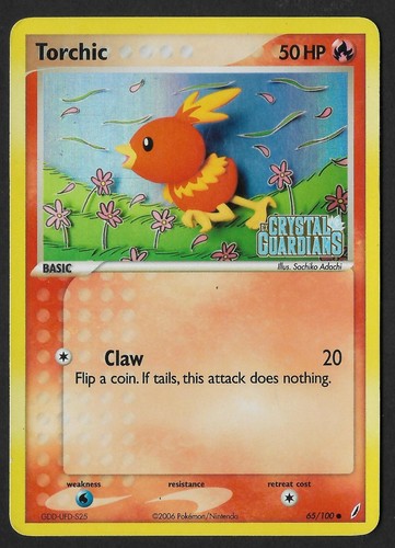 2006 TORCHIC CRYSTAL GUARDIANS SET POKEMON CARD - UGRADEIT P4 | eBay