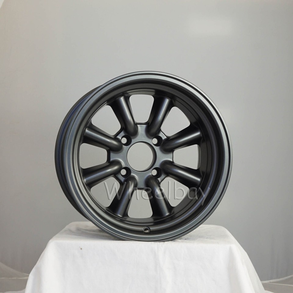 4PCS ROTA WHEEL RKR 2 PCS 15X8 0 & 2 PCS 15X9 4X114.3 0 MBLK | eBay