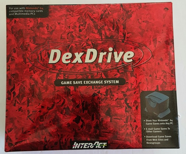 DexDrive - Nintendo 64 N64 & PC Game Save Exchange System DEX Drive for ...