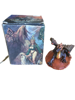 1997 Rare Myths & Legends Summit Collection Dragon on Mushroom Statue ...