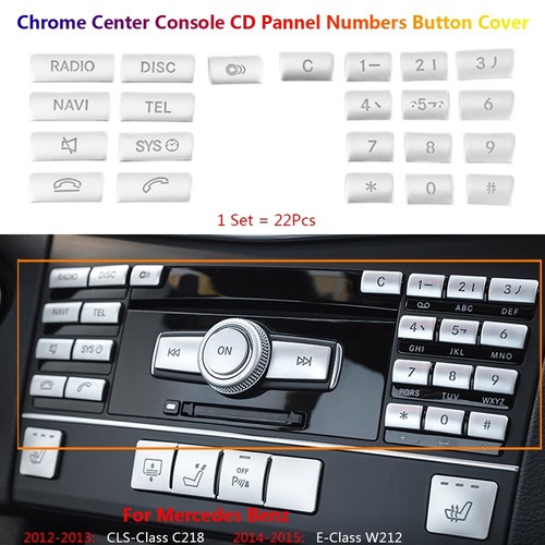 For Mercedes Benz CLS C218 E W212 Car Console CD Numbers Radio Switch ...