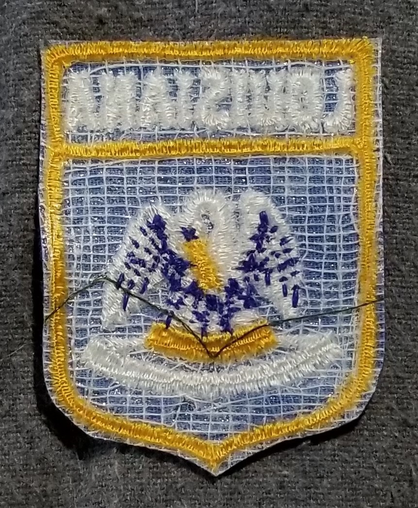 LMH Patch Badge LOUISIANA State FLAG Pelican in Her Piety Nest LA Crest ...