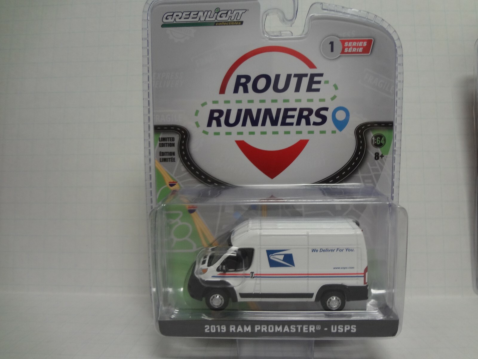 Greenlight 2019 RAM Promaster - USPS Cargo Van 1:64 Scale Diecast | eBay