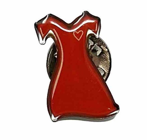 Vintage Red Dress American Heart Association Go Red For Women Pin Badge ...