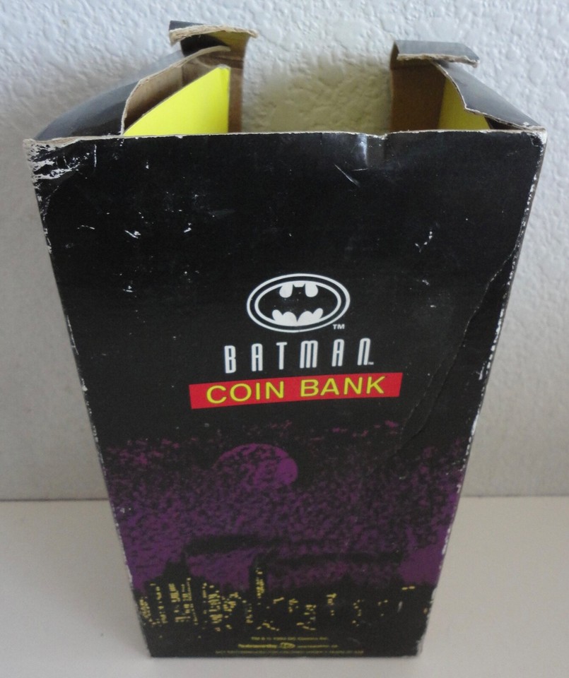 Batman Coin Bank w/ Box 1993 DC Comics | eBay