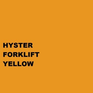 HYSTER FORKLIFT YELLOW Paint Machinery Enamel 1Lt Paint Brush or Spray ...